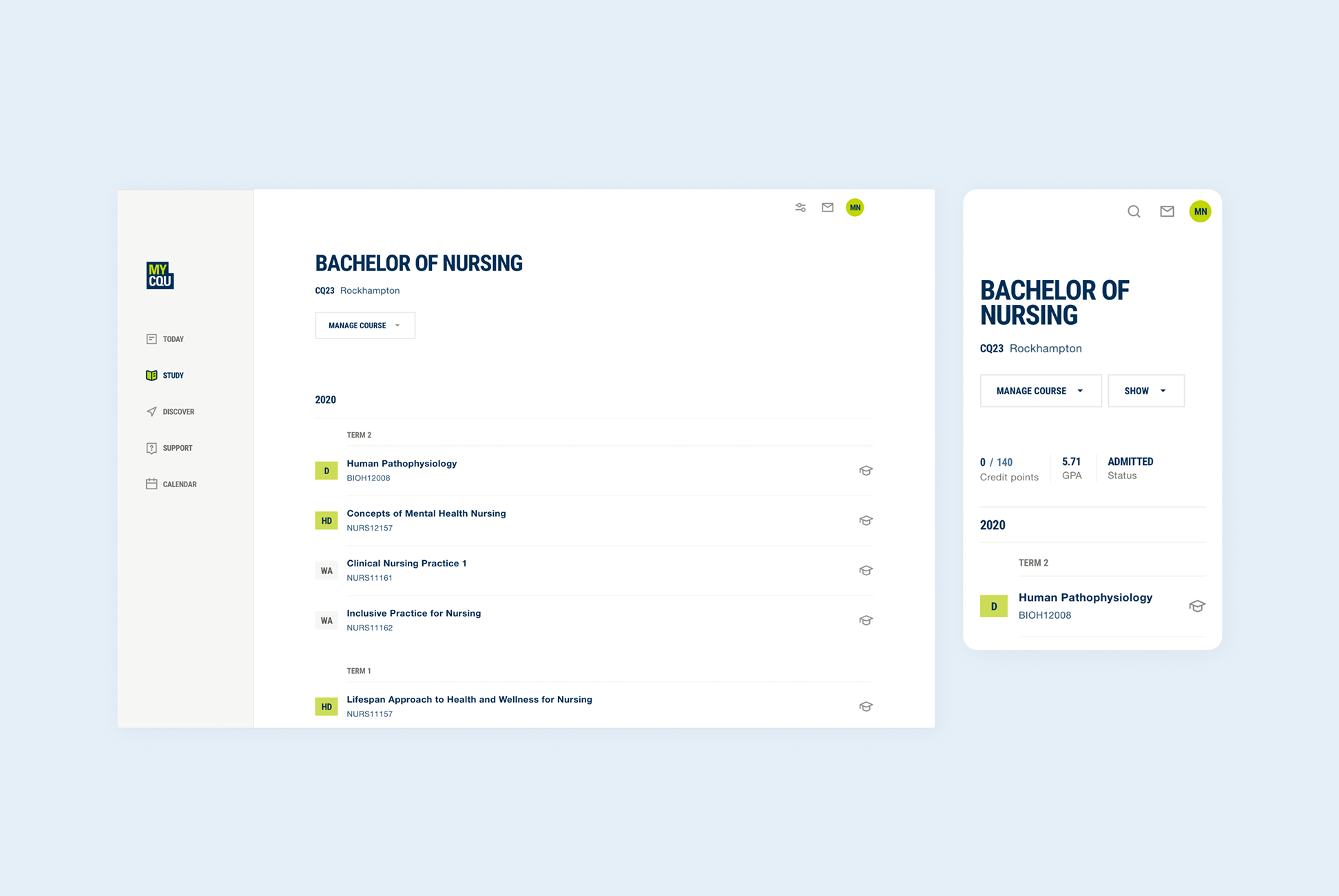 MyCQU: A personalised digital guide for students | Liquid